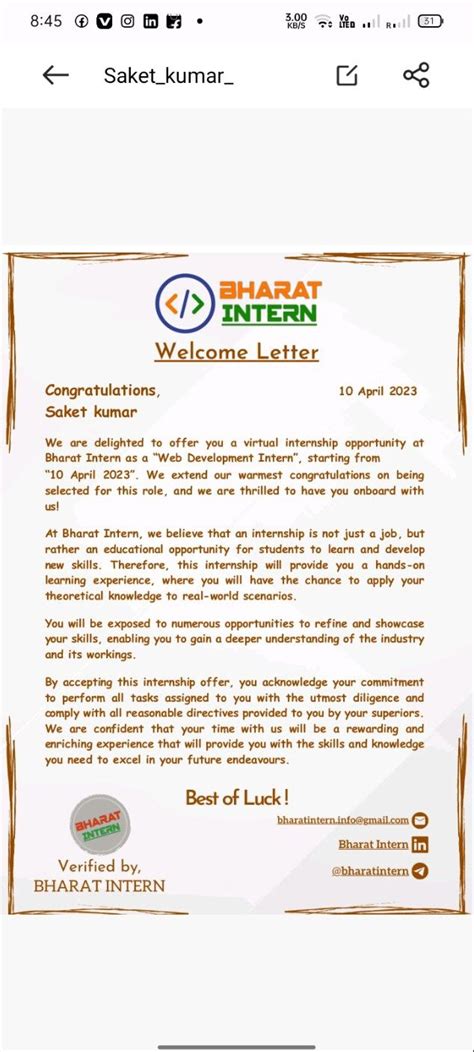 saket kumar on linkedin opportunity share webdevelopment internship intern developer