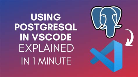 How To Use Postgresql In Vscode 2025 Youtube