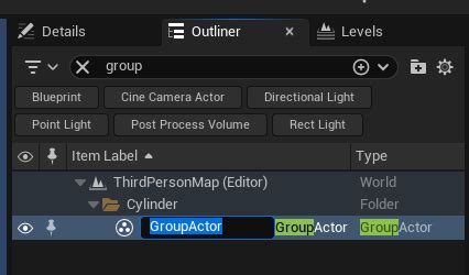 How To Rename Group Actors In Unreal Engine JAY VERSLUIS