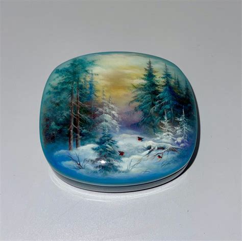 Классическая шкатулка Универсальная Русская Лаковая Миниатюра 1 шт купить по выгодным ценам в