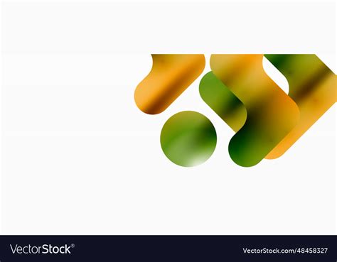 Gradient Geometry Minimalist Fusion Of Lines Vector Image