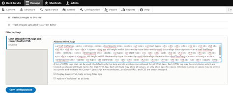 Convert Limit Allowed Html Tags Input Field To A Textarea 2656278