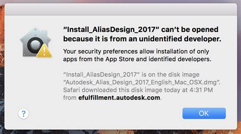 Your Autodesk Download Can T Be Opened Because It Is From An Unidentified Developer Trying