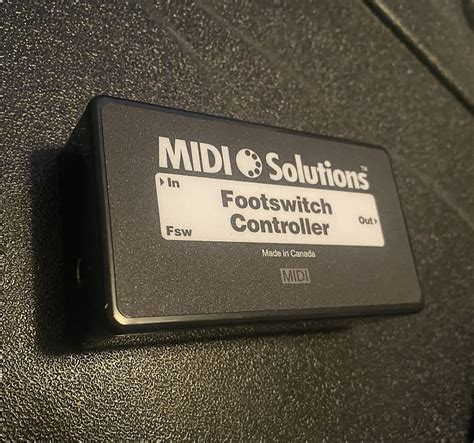 MIDI Solutions Footswitch Controller Reverb