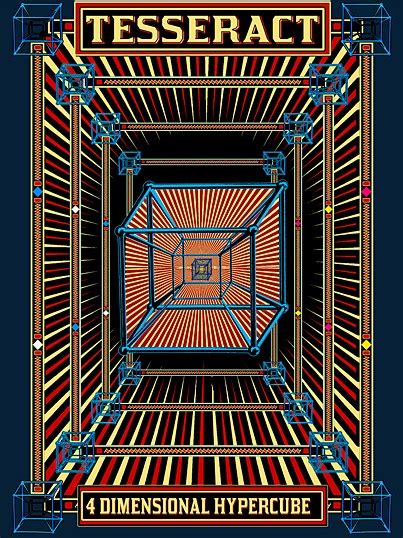TESSERACT HYPERCUBE Concept Art Characters Geometry Art Magick Symbols