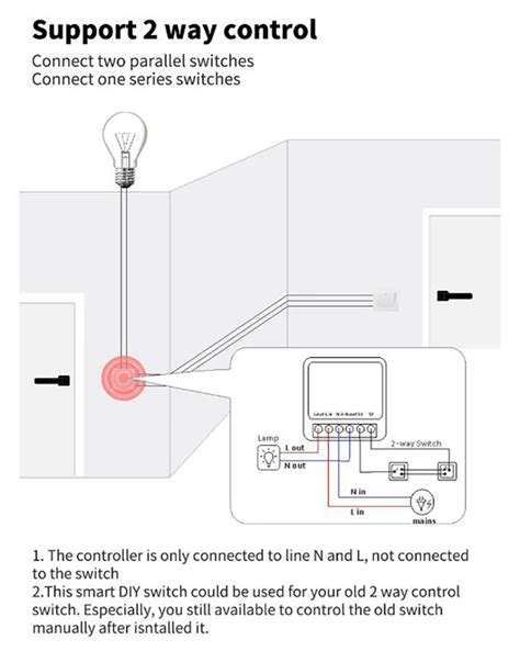 Homekit Smart Home Wifi Breaker Home Electric Relay Wifi Switch 16a 2 Way Wireless Automation