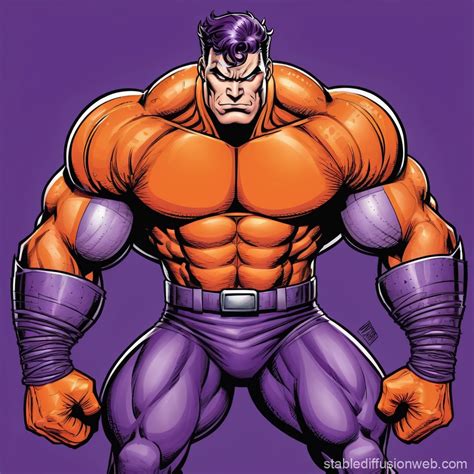 Superhero Named Strongman Prompts Stable Diffusion Online