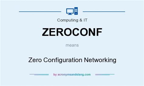 What Does Zeroconf Mean Definition Of Zeroconf Zeroconf Stands For