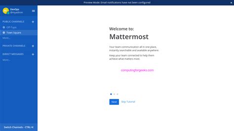 Install Mattermost Server On Centos 8rhel 8 Computingforgeeks