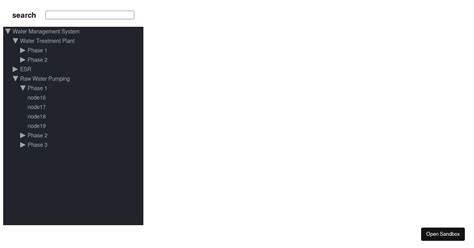 React Treebeard Custom Search Codesandbox