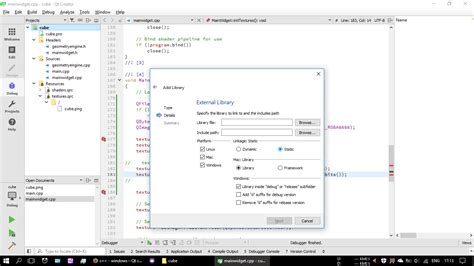 C Windows Qt Create And Use Self Made Static Library Stack Overflow