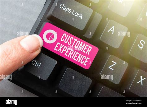 Conceptual Display Customer Experience Concept Meaning Product Of An Interaction Between A