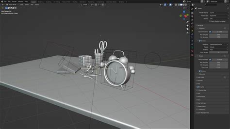 Desktop Clock Finished Projects Blender Artists Community
