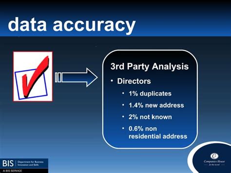 3 3 Data Accuracy And Integrity Uk Ppt Information Services Industry Industries