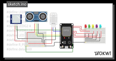 tugas dht22 wokwi esp32 stm32 arduino simulator