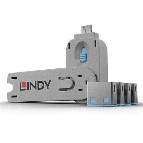 Lindy Usb Port Lock 4 Units Techinn