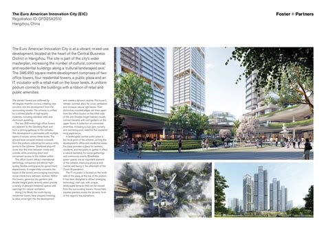 Gold Winner The Euro American Innovation City EIC Foster Partners