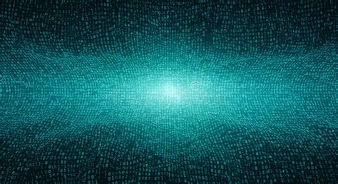 A Digital Themed Image Featuring A Flowing Stream Of Binary Code 0s