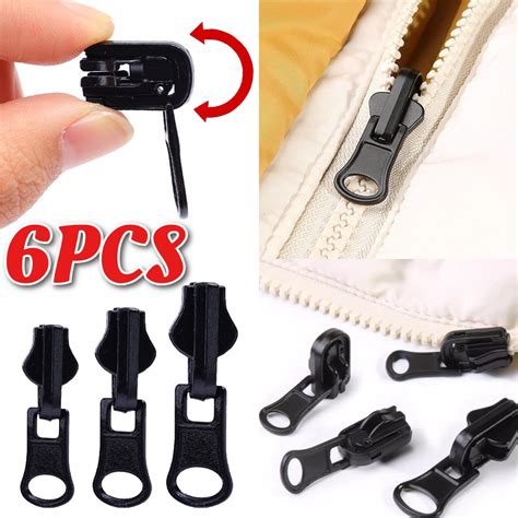Creative Double Sided Rotating Rail Zipper Head Diy Sewing Accessories Portable Replaceable