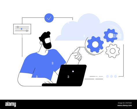 Cloud Based Engine Abstract Concept Vector Illustration Stock Vector Image And Art Alamy