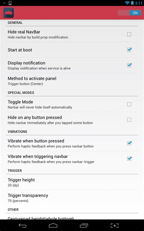 Android Ultimate Dynamic Navbar Allows You To Hide The Always On