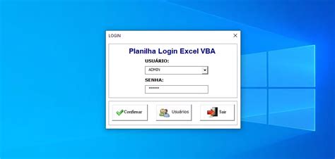 Planilha Login Excel Vba Grátis Wesdigital