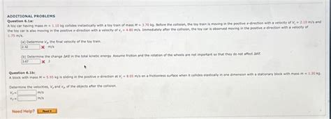 solved additional problems question 6 1a 17 m s ca
