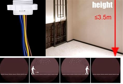 PIR Sensor Detector Smart Switch 220V LED PIR Infrared Motion Detection Automatic Light Switch