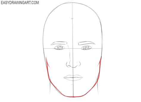 How To Draw A Head Easy Drawing Art