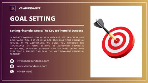 Mastering Goal Setting The Key To Financial Success
