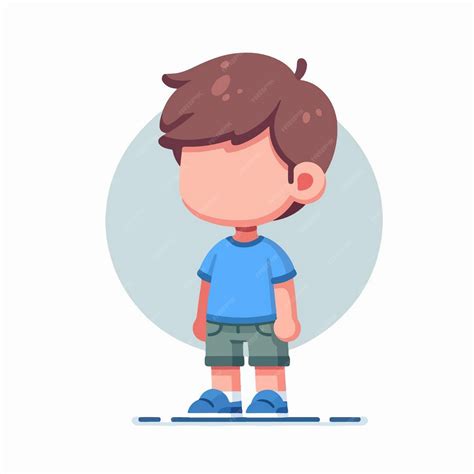 мальчик векторный символ Премиум векторы