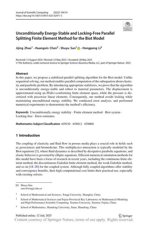 Unconditionally Energy Stable And Locking Free Parallel Splitting Finite Element Method For The