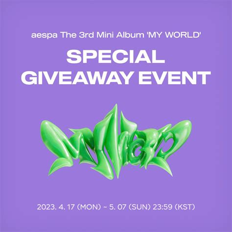 Kwangya On Twitter [aespa The 3rd Mini Album My World ]💜 Aespa 미니 3집 앨범 ‘my World
