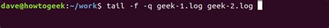 How To Use The Tail Command On Linux Guidantech