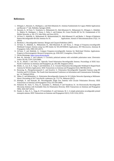 Pdf A New Polarization Reconfigurable Antenna For 5g Wireless