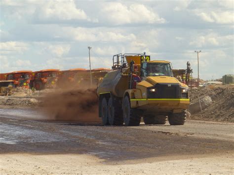 Mine Haul Road Sealer And Dust Suppression Application Global Road Technology
