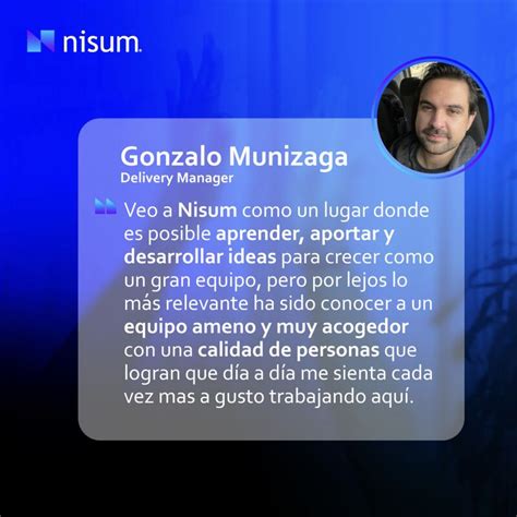 Nisum Latam En Linkedin Oportunidadesnisum Valordelcolaborador