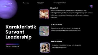 Survant Leadership Karakter Pemimpin Kepemimpinan Ppt