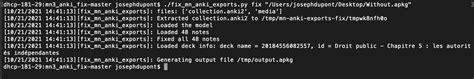 Help Using Mn3ankifix Python3 Script Fixing Cloze Deletion Problems
