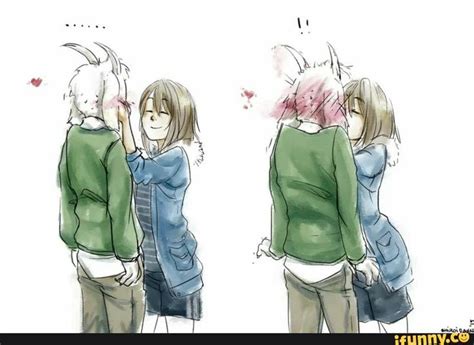 Asriel And Frisk Fan Art