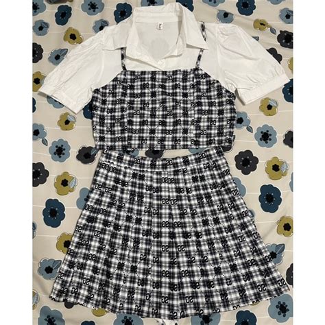 เซทเสื้อกระโปรงมีซับมือ1ไซด์mงานสวยสไตล์เกาหลี Lady2 Praeporn Thaipick