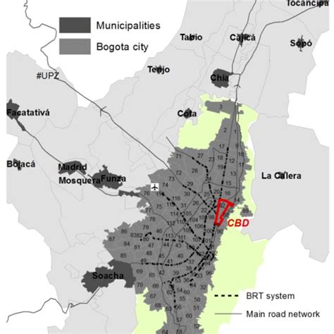 Pdf Urban Form And Spatial Urban Equity In Bogota Colombia