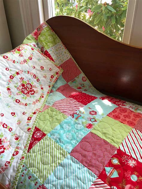 Flannel Patchwork Quilt Said With Love