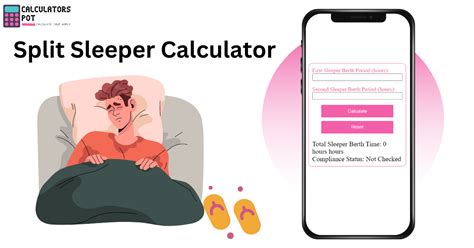 Split Sleeper Calculator Calculatorspot