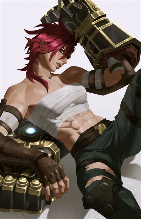 Vi League Of Legends And 1 More Drawn By Explodikid Danbooru