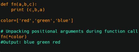 Unpacking Function Arguments In Python Shecancode