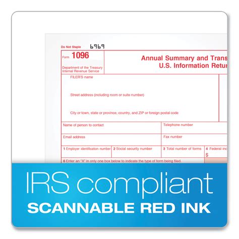Tops™ Five Part 1099 Misc Tax Forms Five Part Carbonless 8 5 X 5 5 2