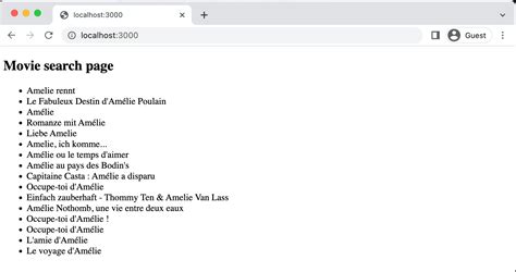 Tutorial Create A Movie Search Page