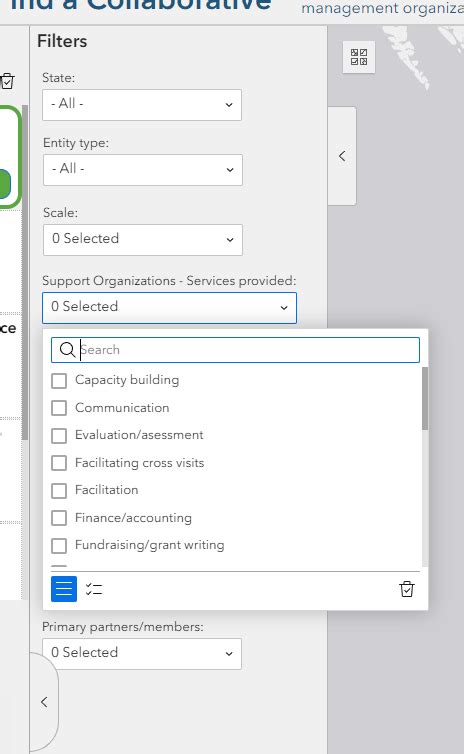 Filter Widget Multiple Fields Checkbox List Esri Community