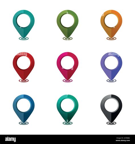 Gps Map Illustration Stock Vector Images Alamy